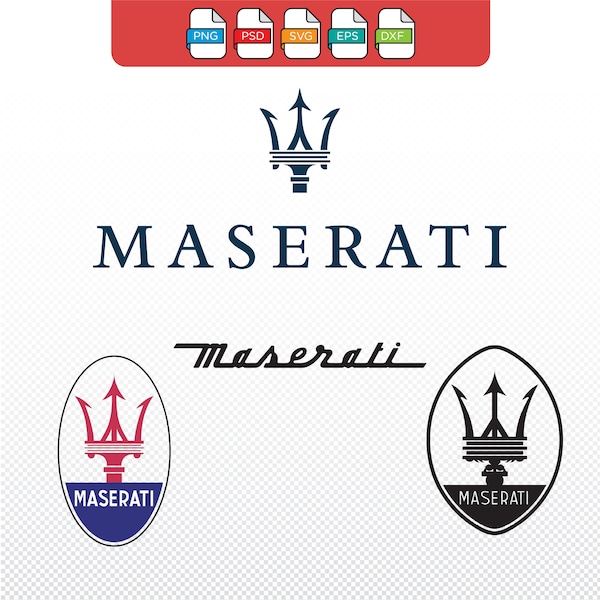 Maserati Embroidery File - Etsy