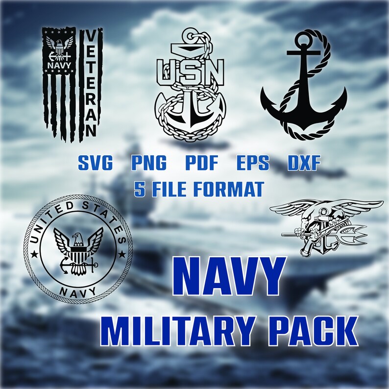 US Navy Svg, US Navy Anchor, USA Svg, Us Navy Military Logo Svg, Navy ...