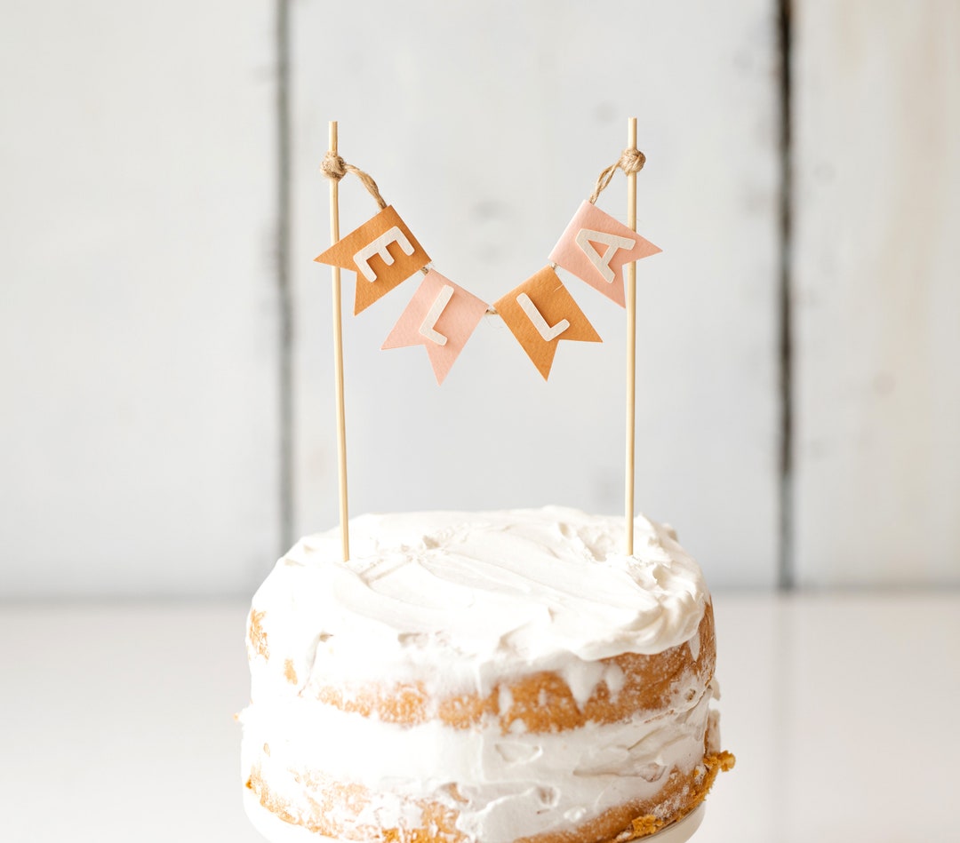 Personalised Custom Cake Topper for Girl Boy, Custom Neutral Cake ...