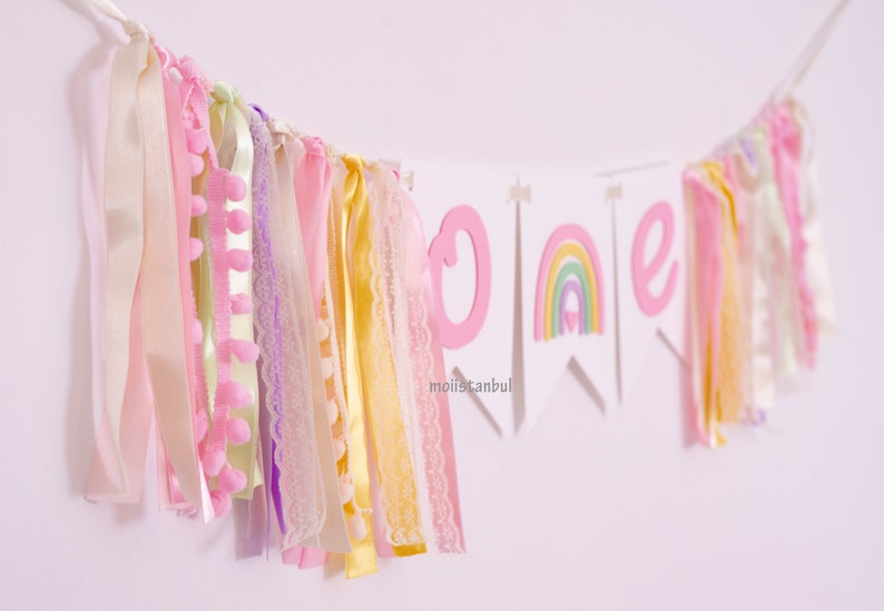 Pastel Rainbow First Birthday Bundle, Pastel Rainbow Birthday ...