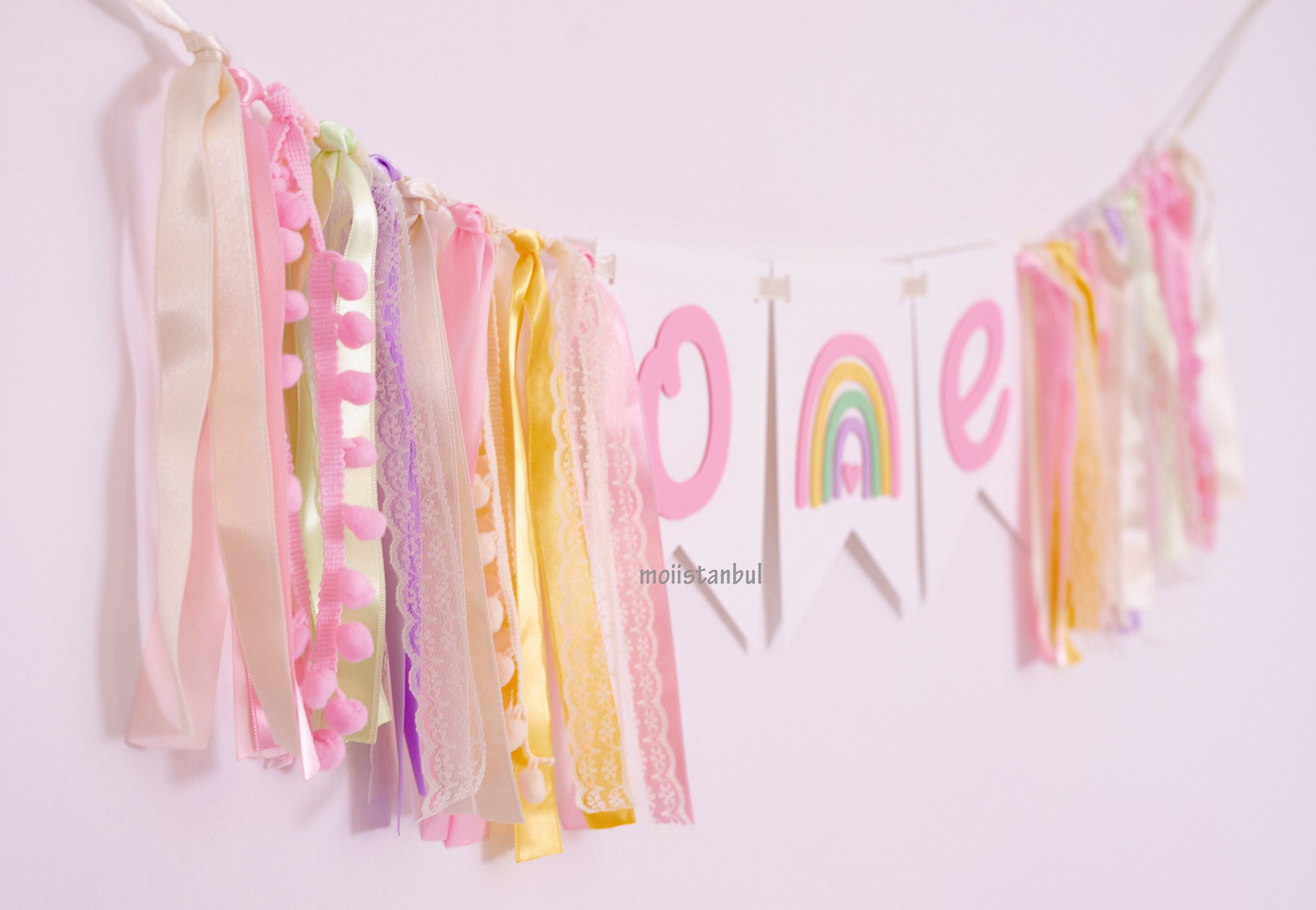 Pastel Rainbow First Birthday Bundle, Pastel Rainbow Birthday ...