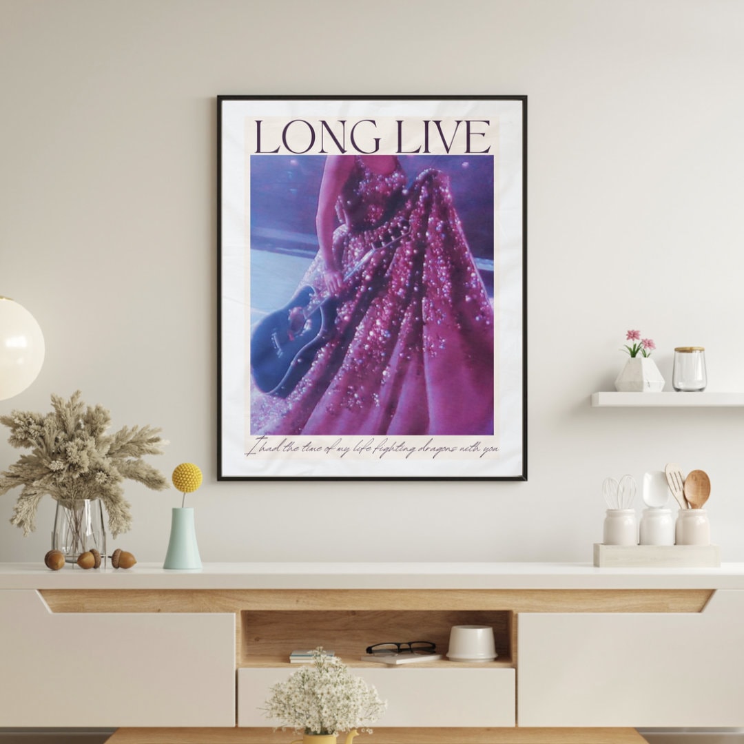 Long Live Print, Lyric Poster, Taylor Swift Aesthetic Wall Art ...