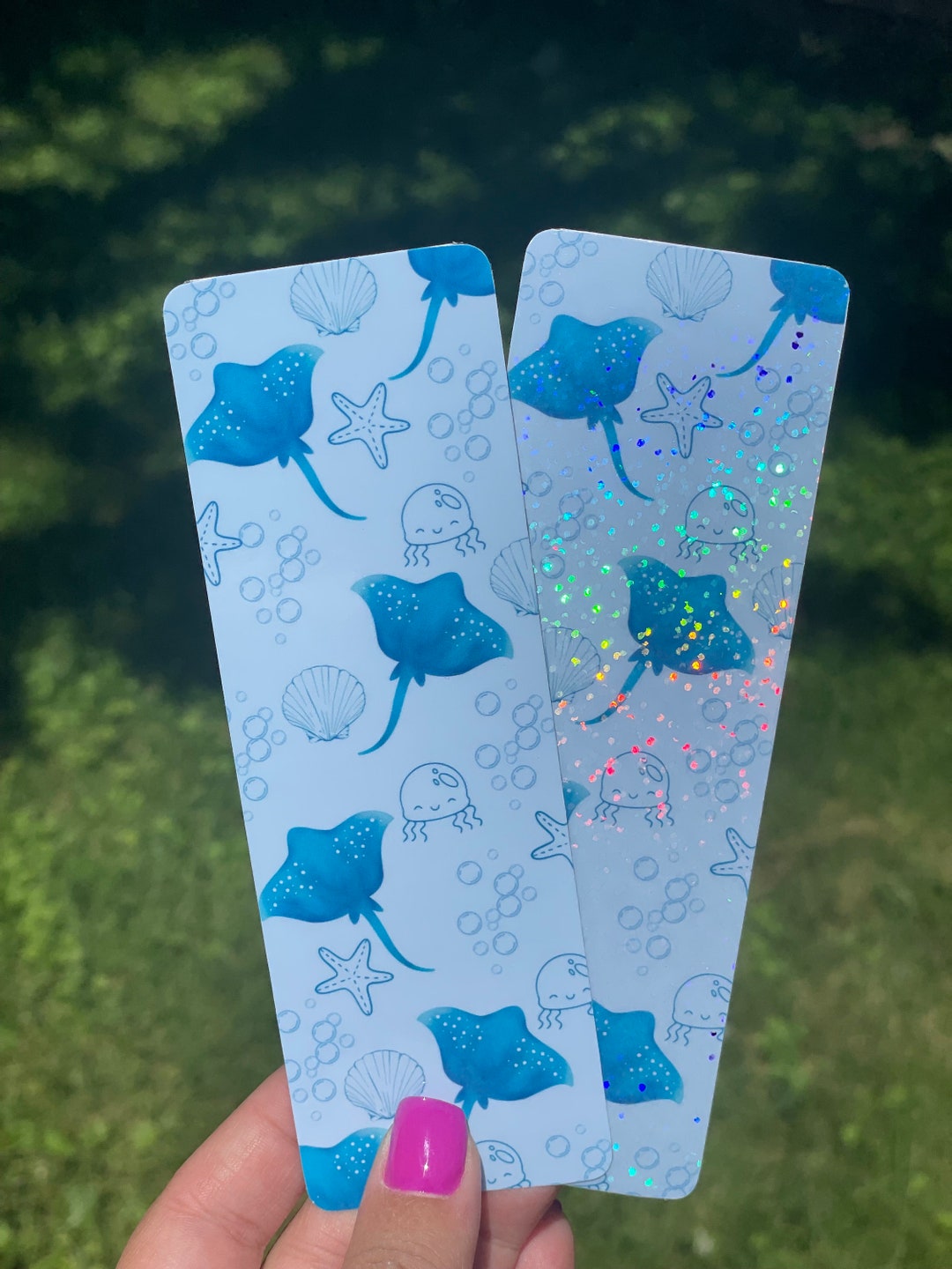 Sea Creatures Bookmark| Handmade| Cute Gift| Bookish| Book Lovers ...
