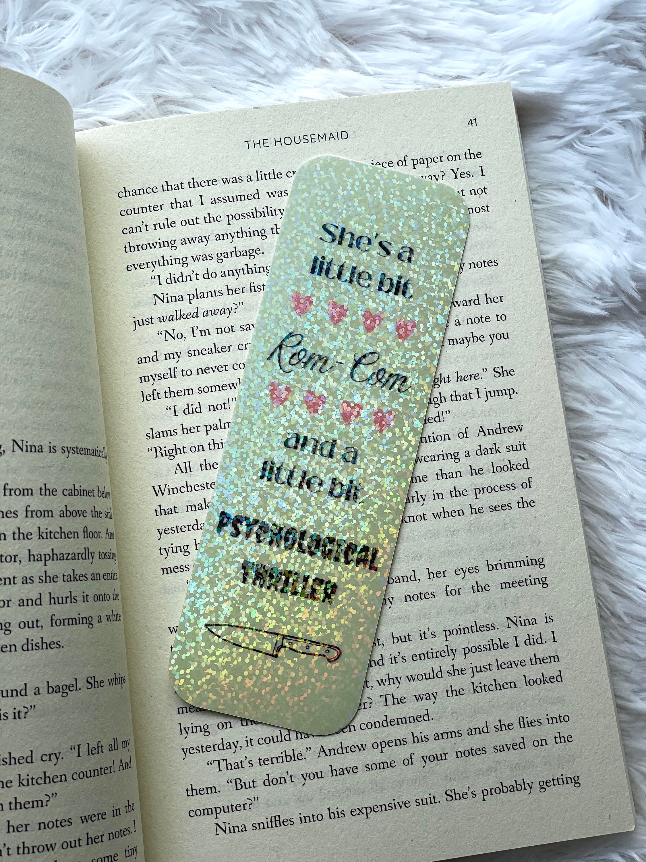 Romcom/ Thriller Bookmark Handmade Cute Gift Bookish Book - Etsy