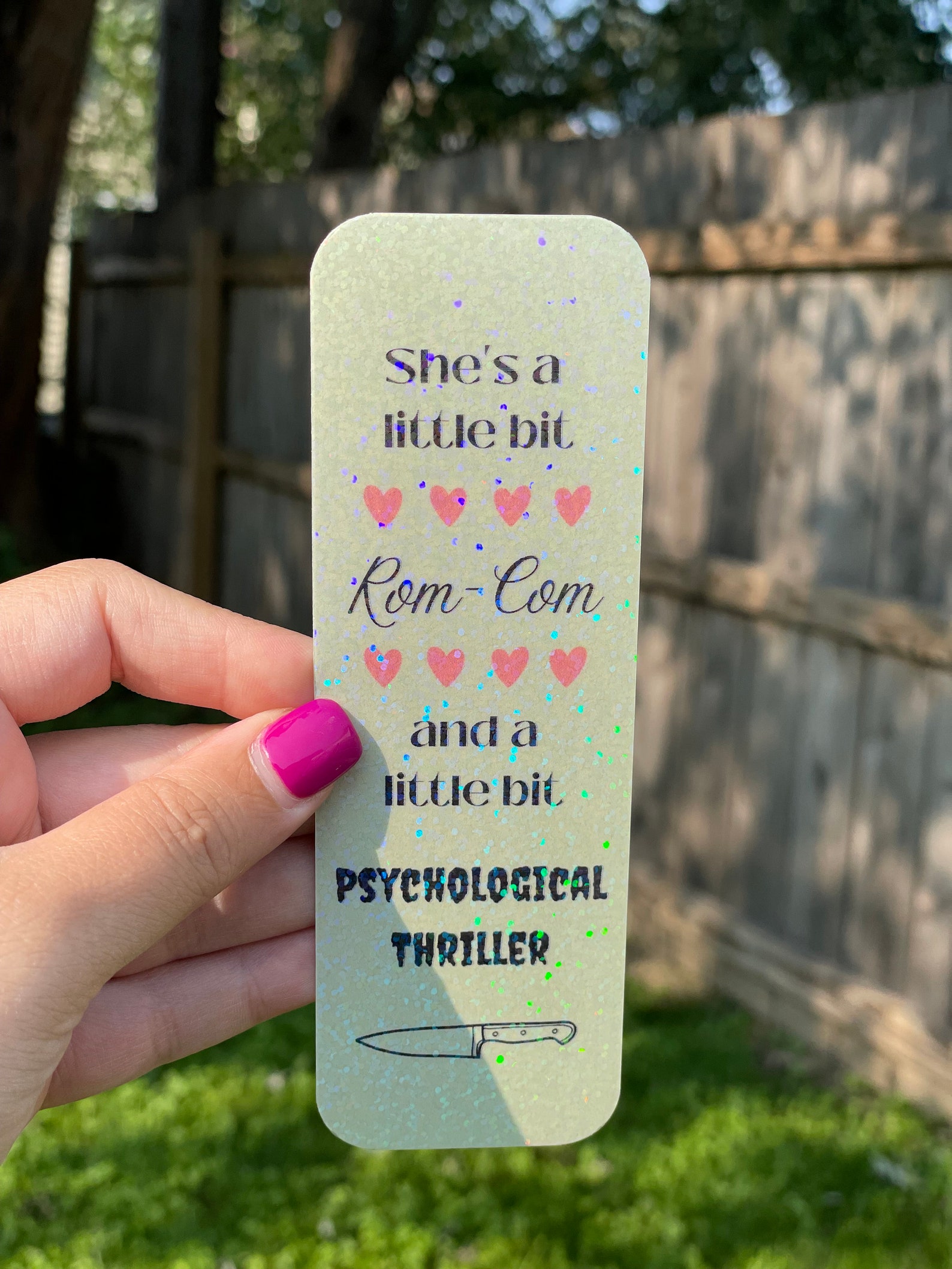 Romcom/ Thriller Bookmark Handmade Cute Gift Bookish Book - Etsy