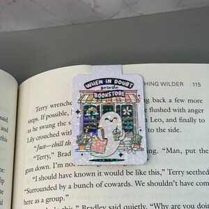 When in Doubt Go to the Bookstore Holographic Magnetic Bookmark ...