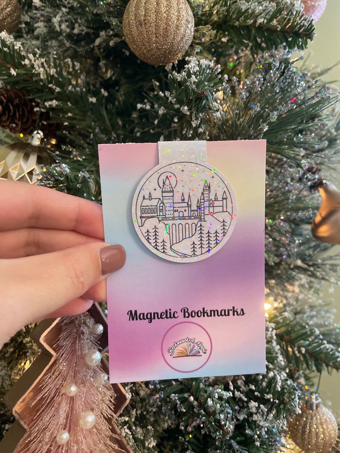 Wizards Castle Holographic Magnetic Bookmark | Handmade | Cute Gift ...