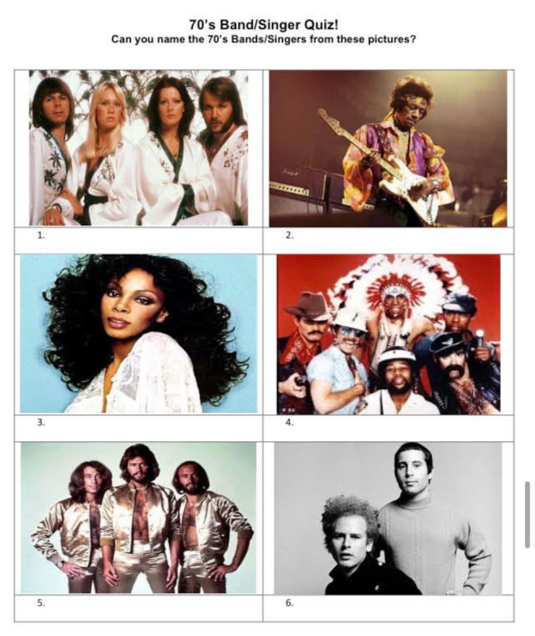Instant Download - 532 Picture Quiz Decades Bundle - 70s 80s 90s 00s ...