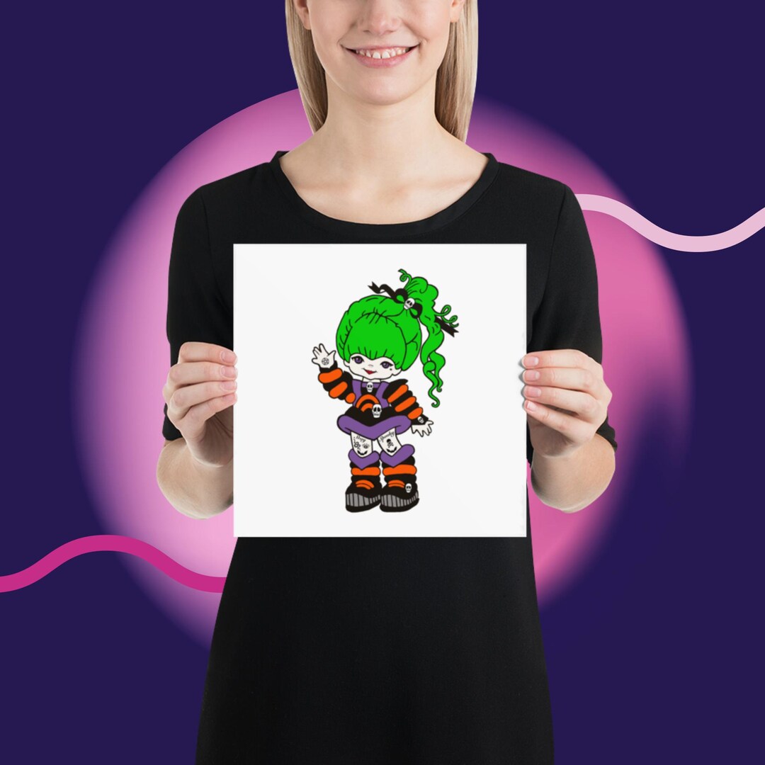 Goth Rainbow Brite Poster - Etsy
