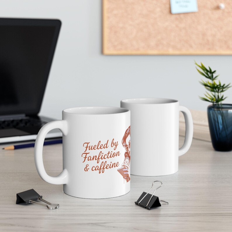 Retro Pin-up Girl Illustration Mug | Feminine Vintage Coffee Cup ...