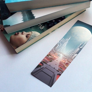 8 Sci-fi Printable Bookmarks | Digital Download PNG & PDF Bookmark ...