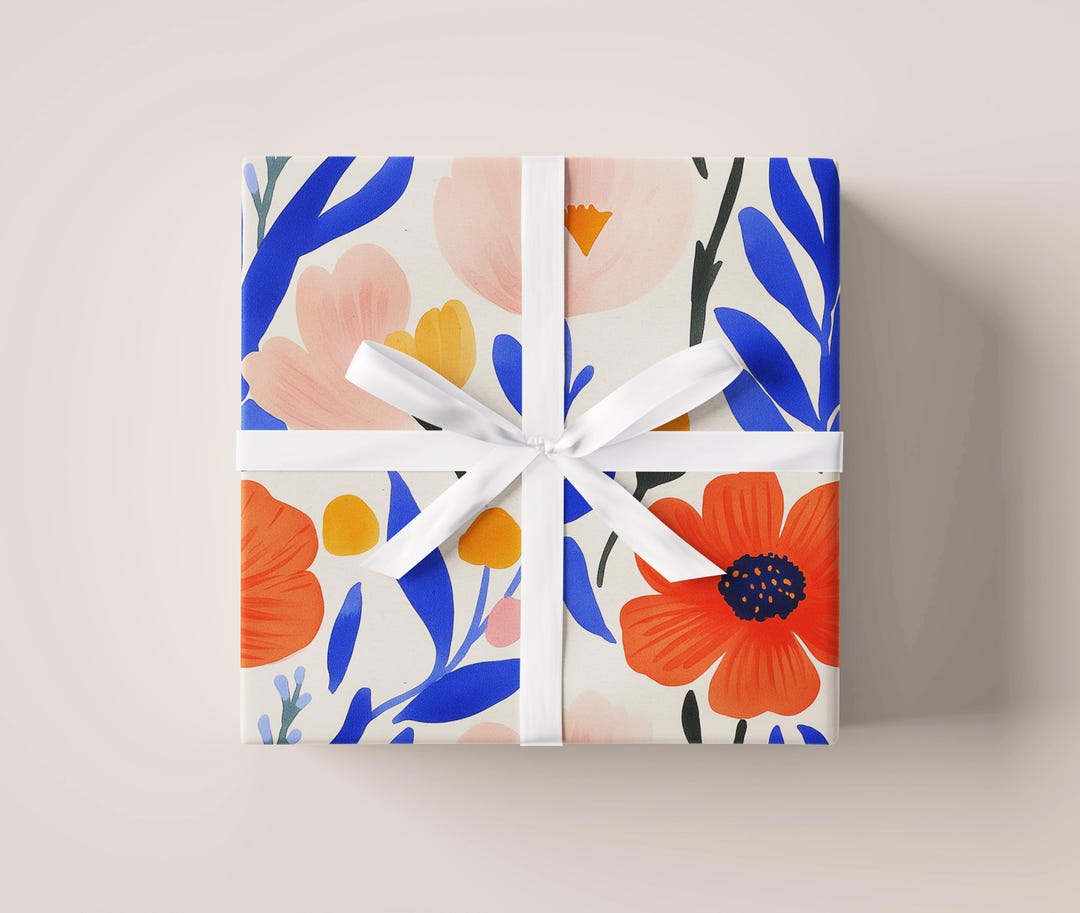 Floral Gift Wrap Sheet | Wrapping Paper | Gift Paper | for Gifts ...