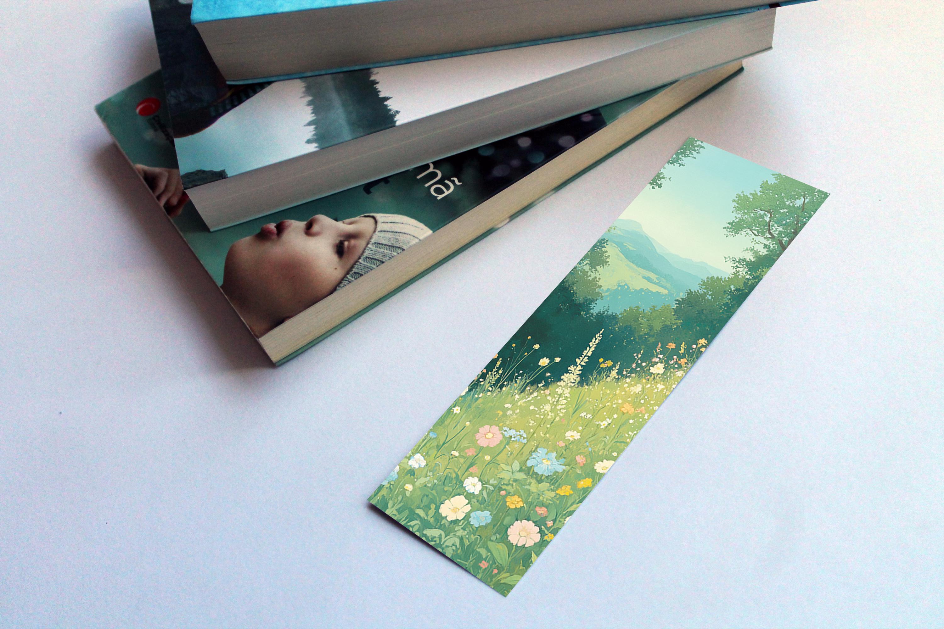 8 Spring Printable Bookmarks | Digital Download PNG & PDF Bookmark ...