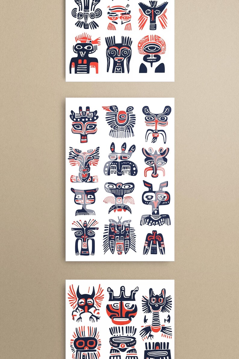 3 Masks Sticker Sheets | Printable | Digital Download PNG | Print and ...