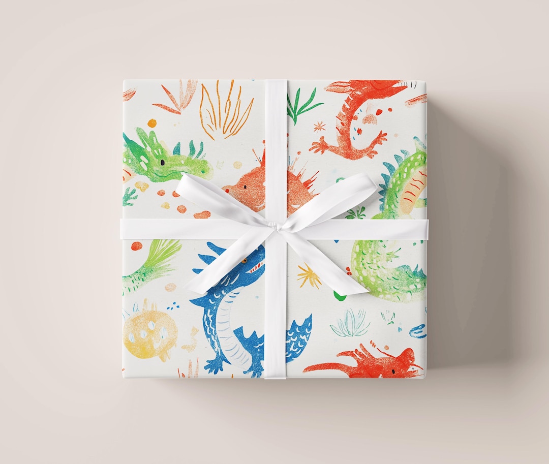 Dragons Gift Wrap Sheet | Wrapping Paper | Gift Paper | for Gifts ...