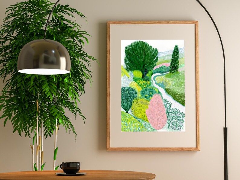 Printable Poster | Landscape | Lithography | Wall Art | Digital Art ...