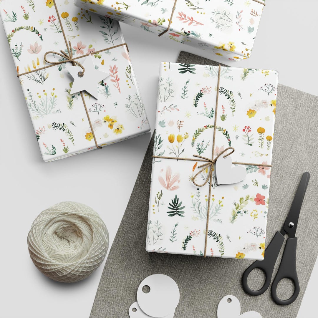 Spring Gift Wrap Sheet | Wrapping Paper | Gift Paper | for Gifts ...