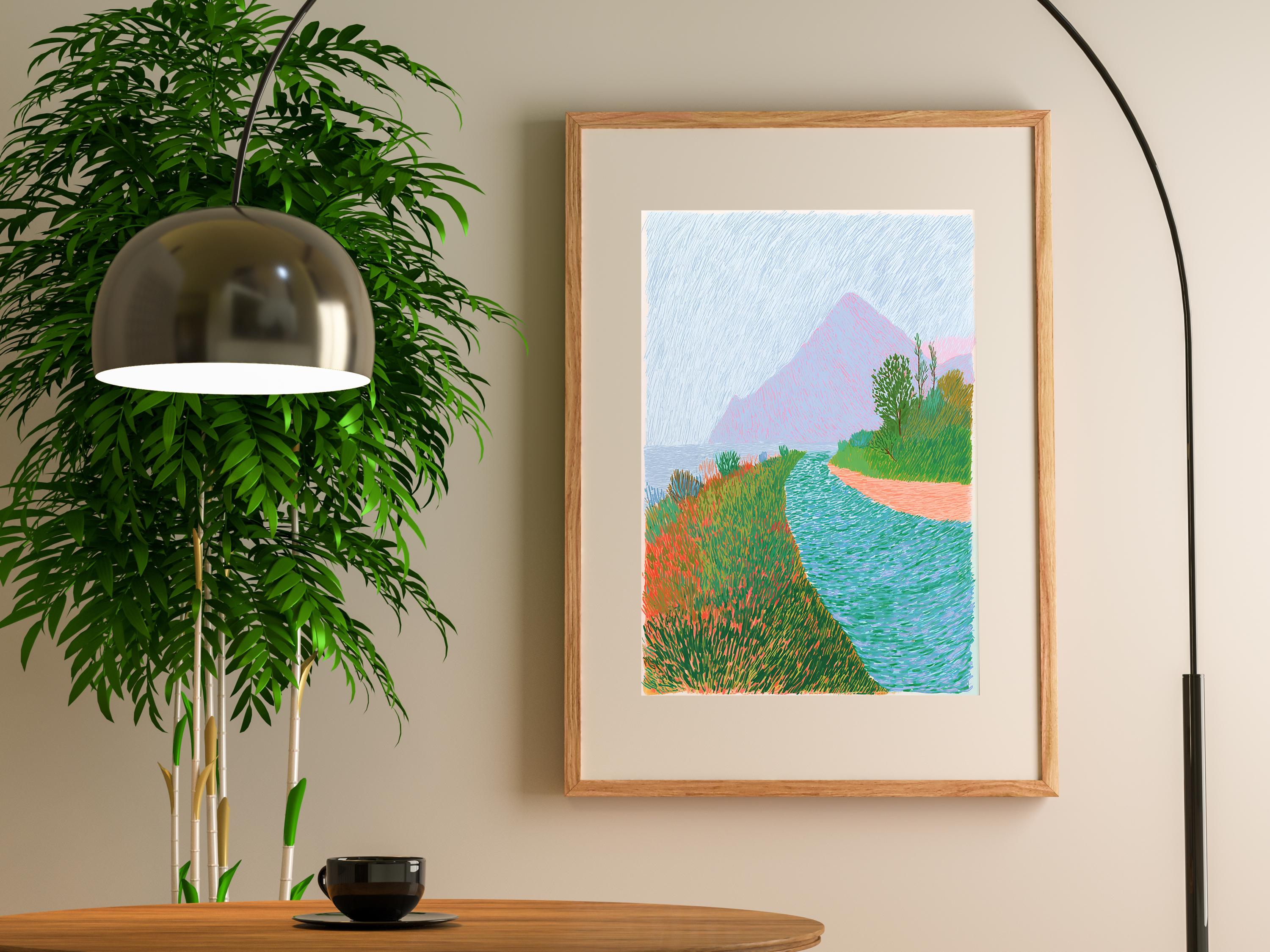 Printable Posters | Set of 3 | Landscape | Lithography | Wall Art ...