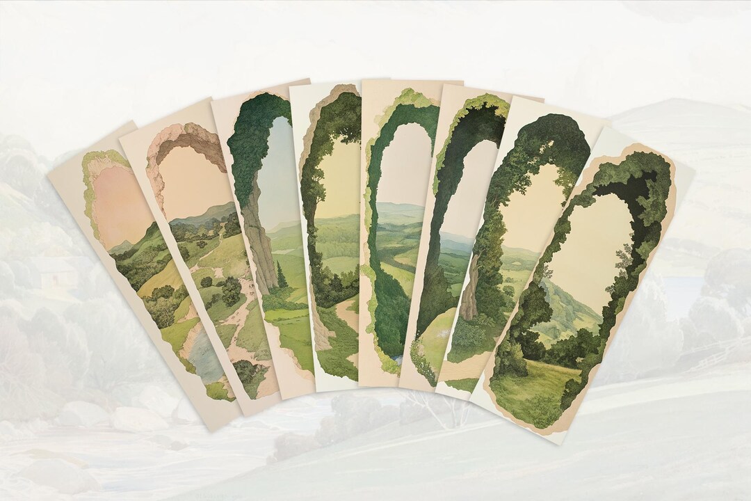 8 Secret Garden Printable Bookmarks | Digital Download PNG & PDF ...