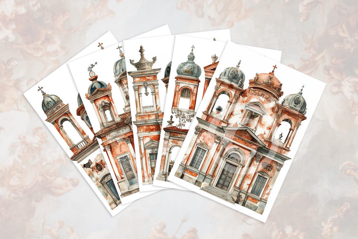5 Renaissance Elements Sticker Sheets | Printable | Digital Download ...