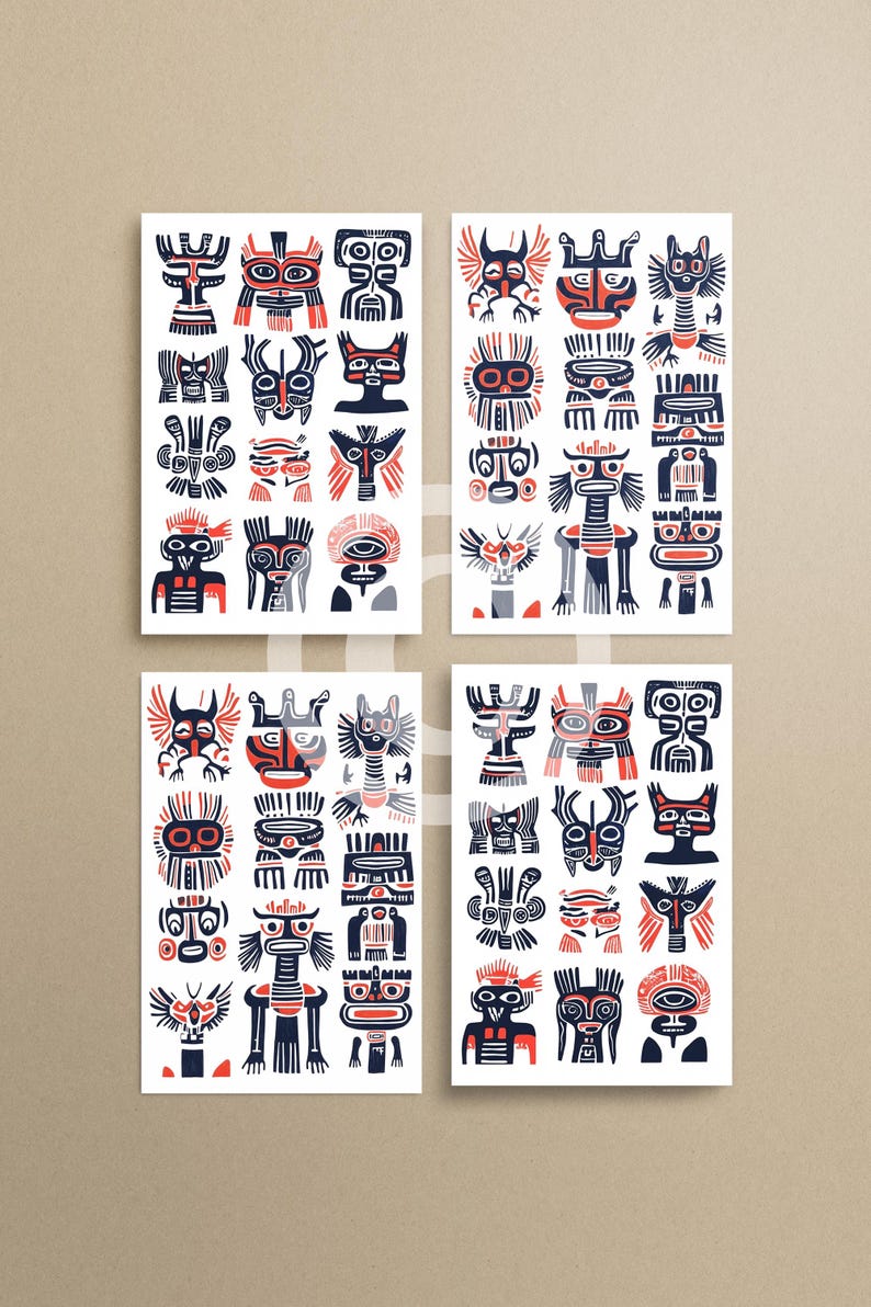 3 Masks Sticker Sheets | Printable | Digital Download PNG | Print and ...