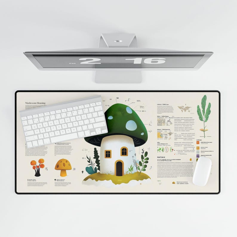 Fantasy Themed Desk Mat | Unique Deskmat | Trendy Deskpad | Colorful ...