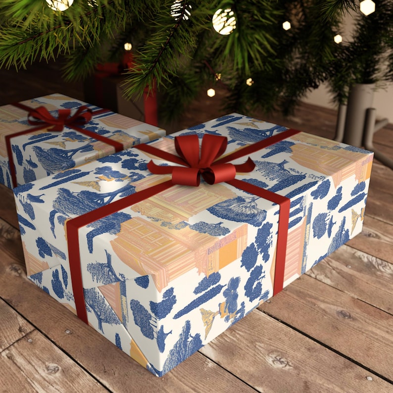 Rome/athens Inspired Gift Wrap Sheet | Wrapping Paper | Gift Paper ...