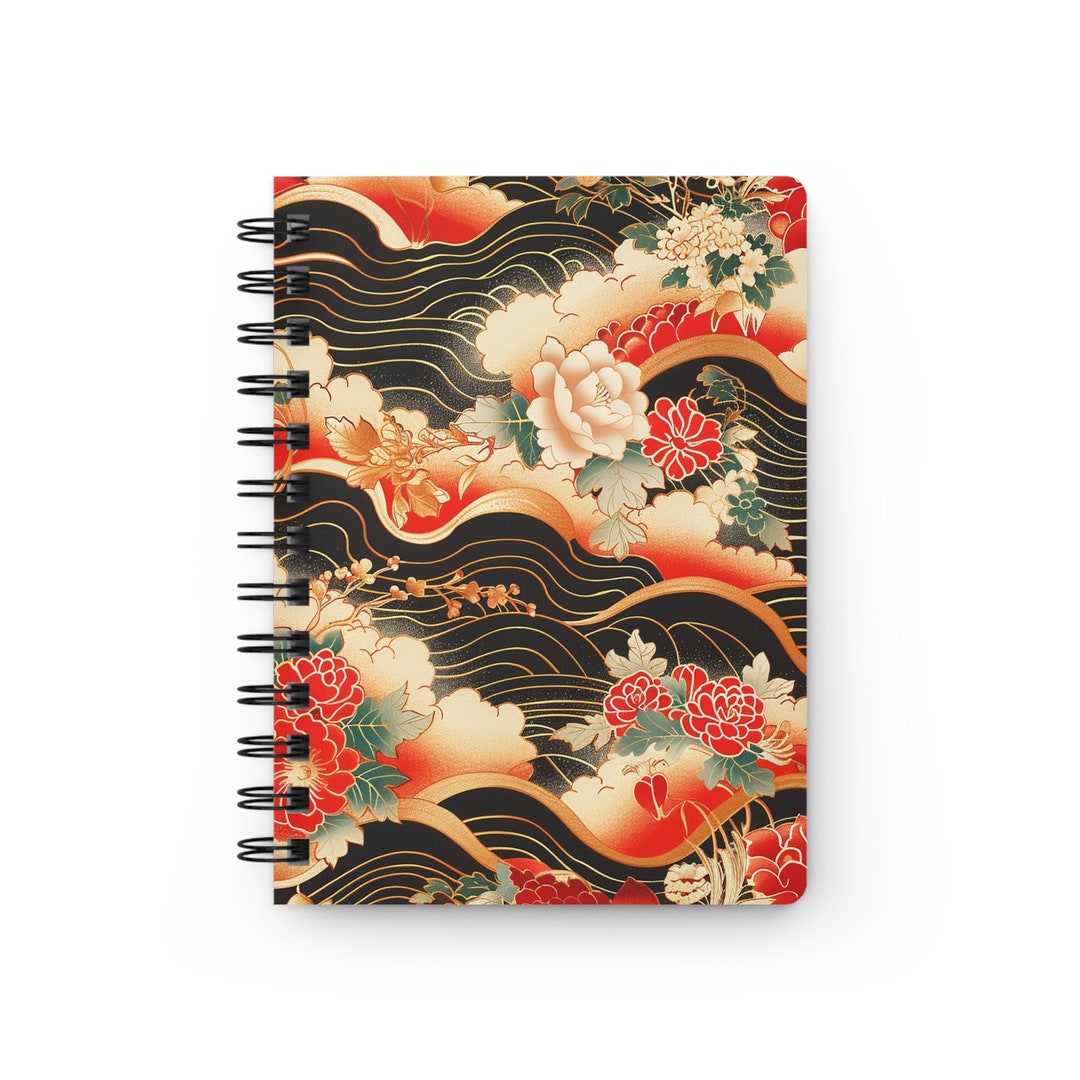 Asian Style Spiral Bound Notebook Journal Designer Notebook Special ...