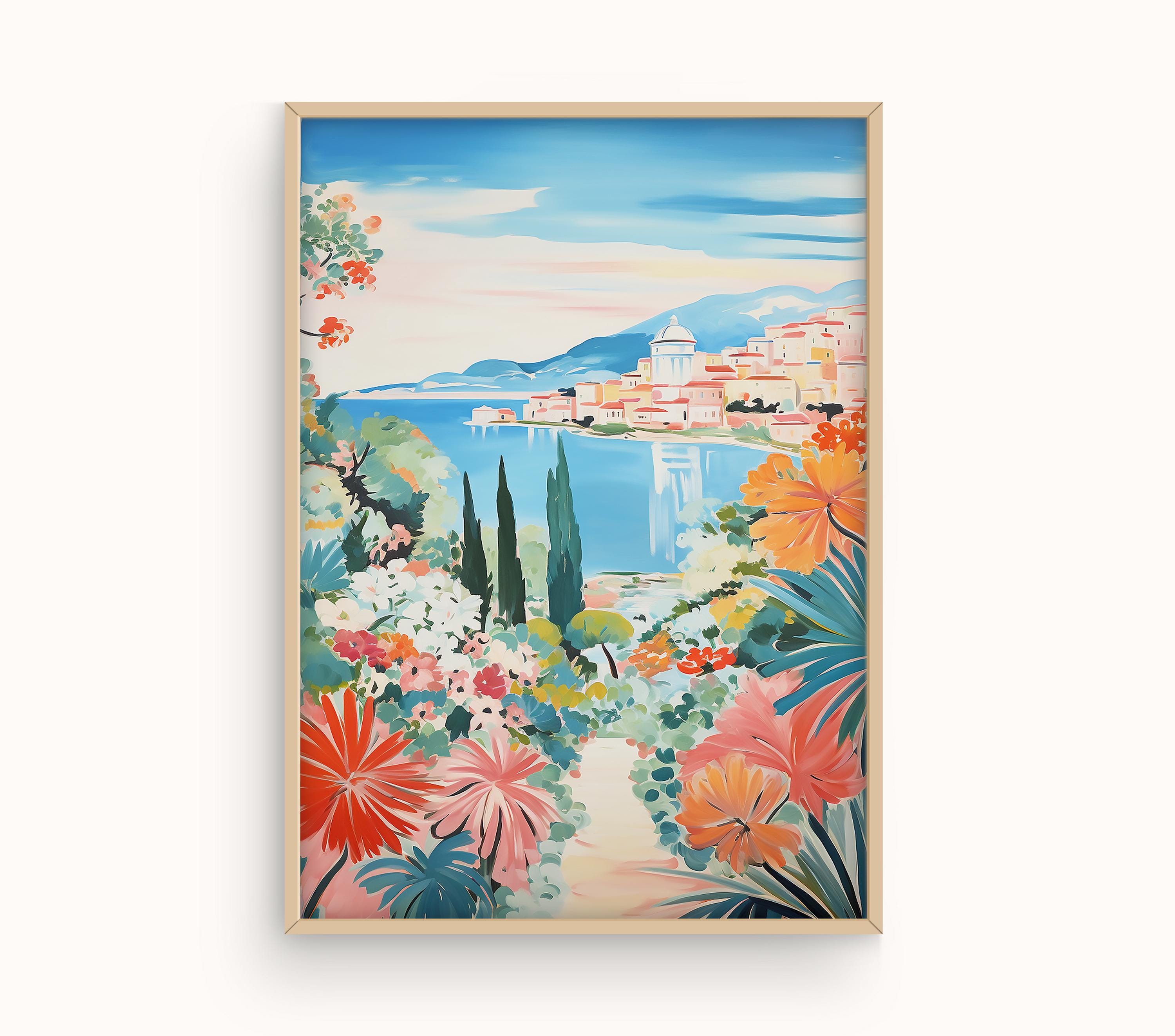 Printable Poster | Lithography | French Riviera | Impressionist Art ...