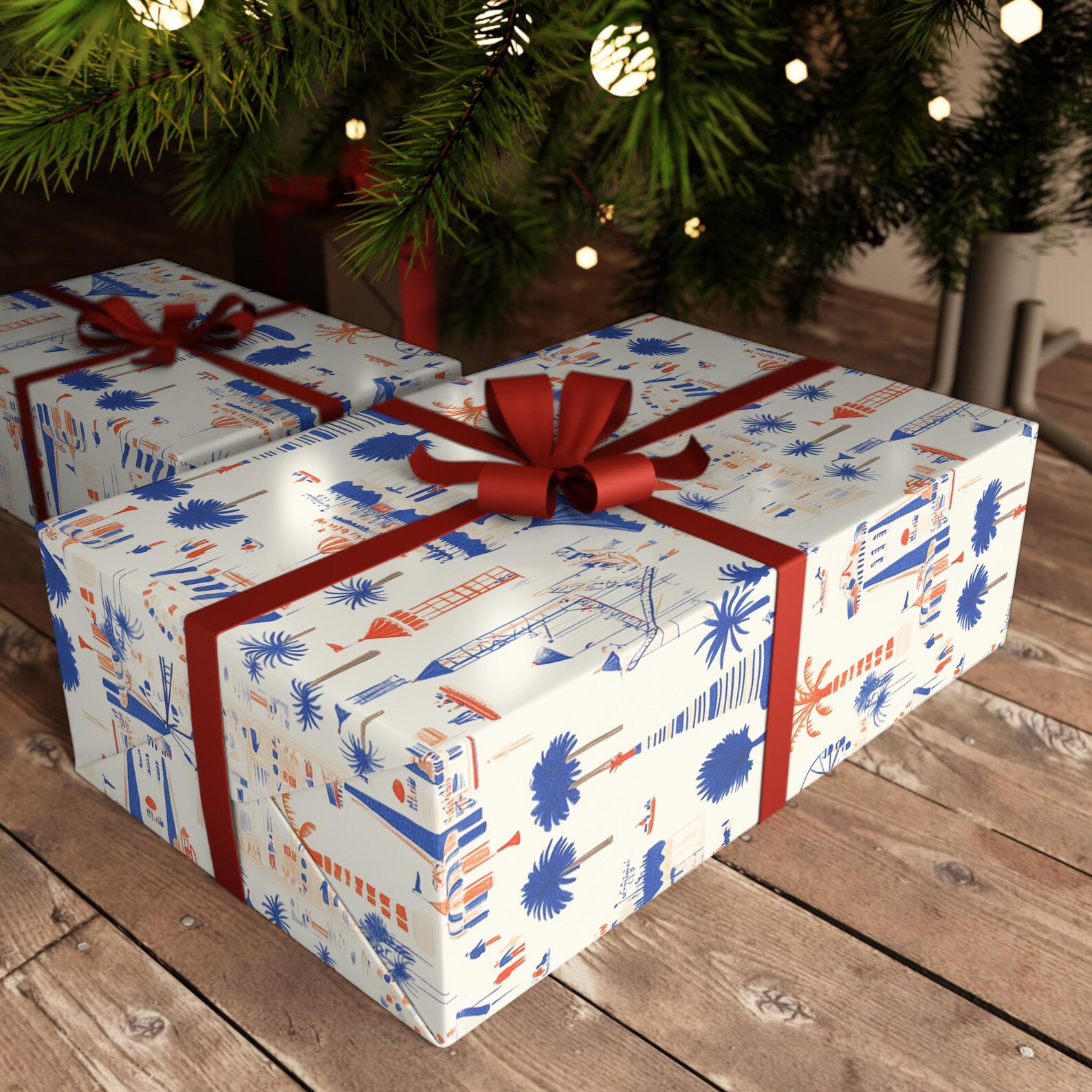 Amusement Park Gift Wrap Sheet | Wrapping Paper | Gift Paper | for ...