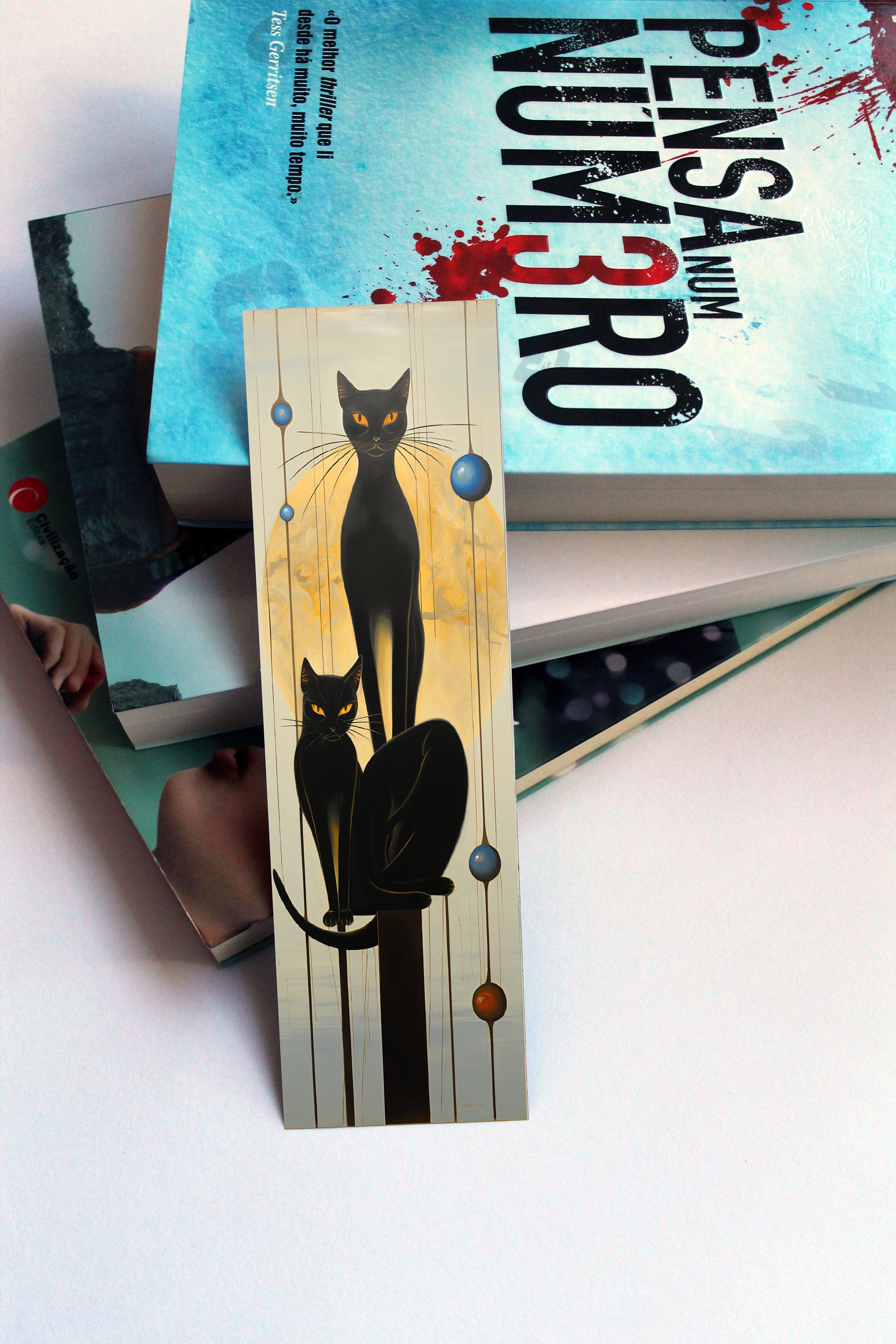 8 Cat Printable Bookmarks Surrealists Style Digital Download PNG & PDF ...