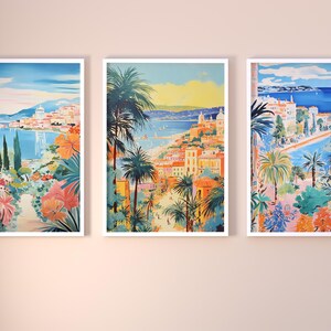 Printable Poster | Lithography | French Riviera | Impressionist Art ...