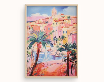 Printable Poster | Lithography | French Riviera | Impressionist Art ...