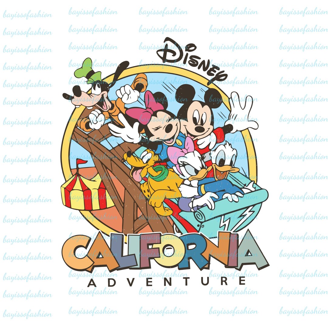 Retro Mouse and Friends California Svg, Family Vacation Svg, Family ...