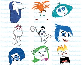 Inside Out Characters Costume, Inside Out 2 Shirt, Inside Out Group ...