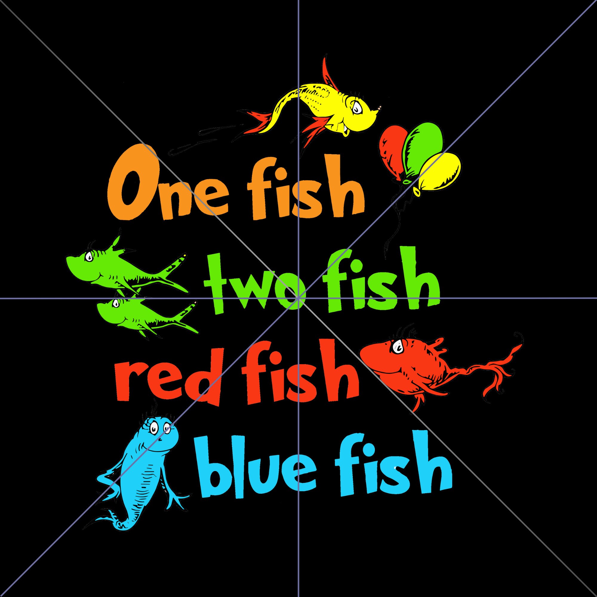 Read Across America Day Png, One Fish Two Fish, Dr.susse Png, Red Fish ...