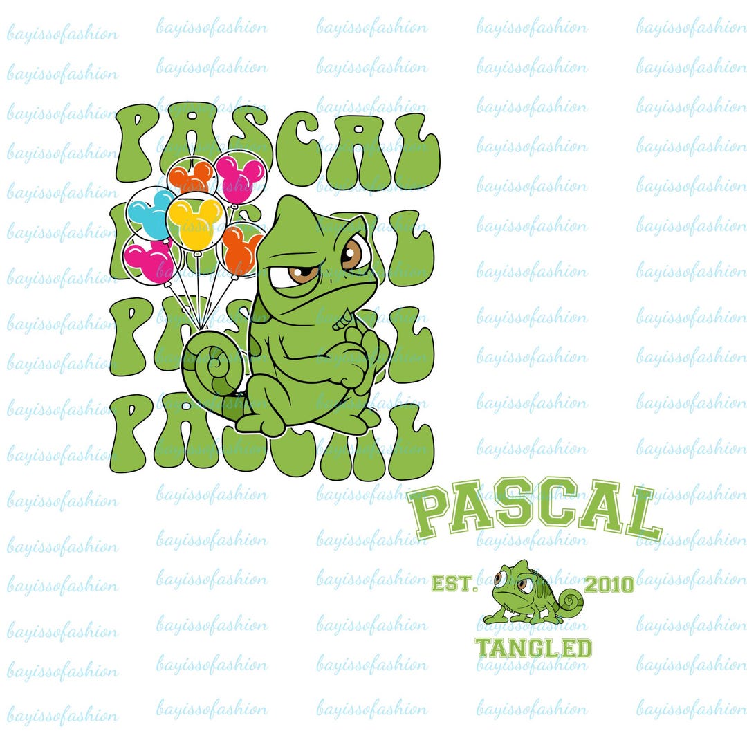 Rapunzel Pascal Png , Pascal Two-sided Shirt Png, Rapunzel Shirt ...