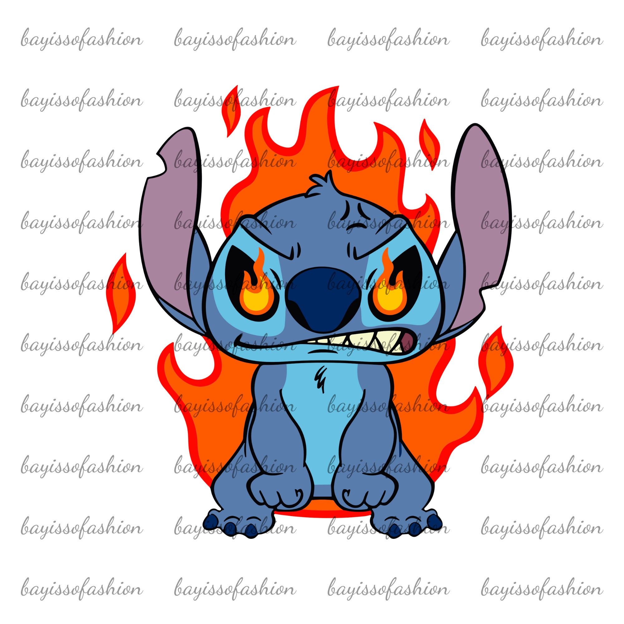 Flamed Stitch Png, Stitch Png, Stitch Png Bundle, Cute Stitch Png ...