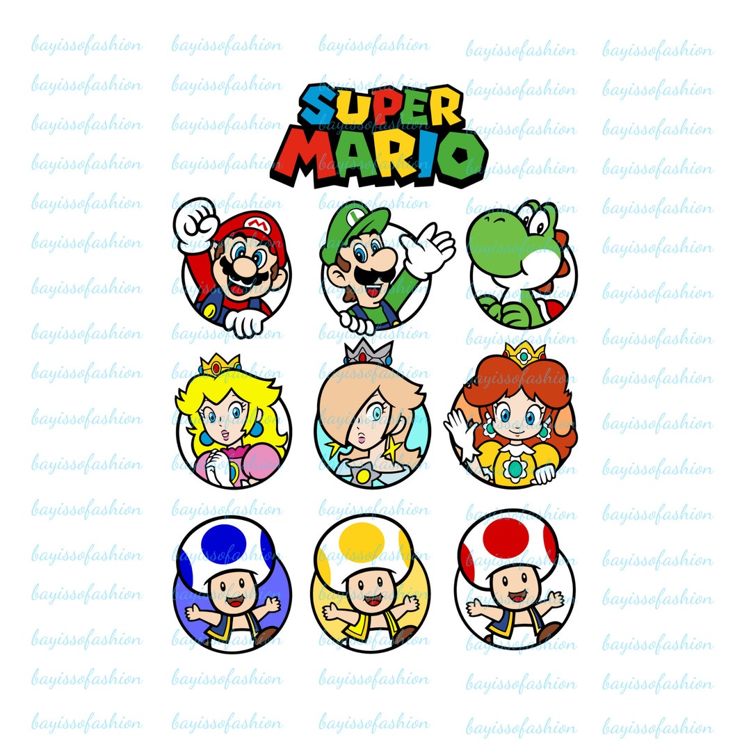 Super Mario Characters Png,super Mario Characters Png Clipart,super ...