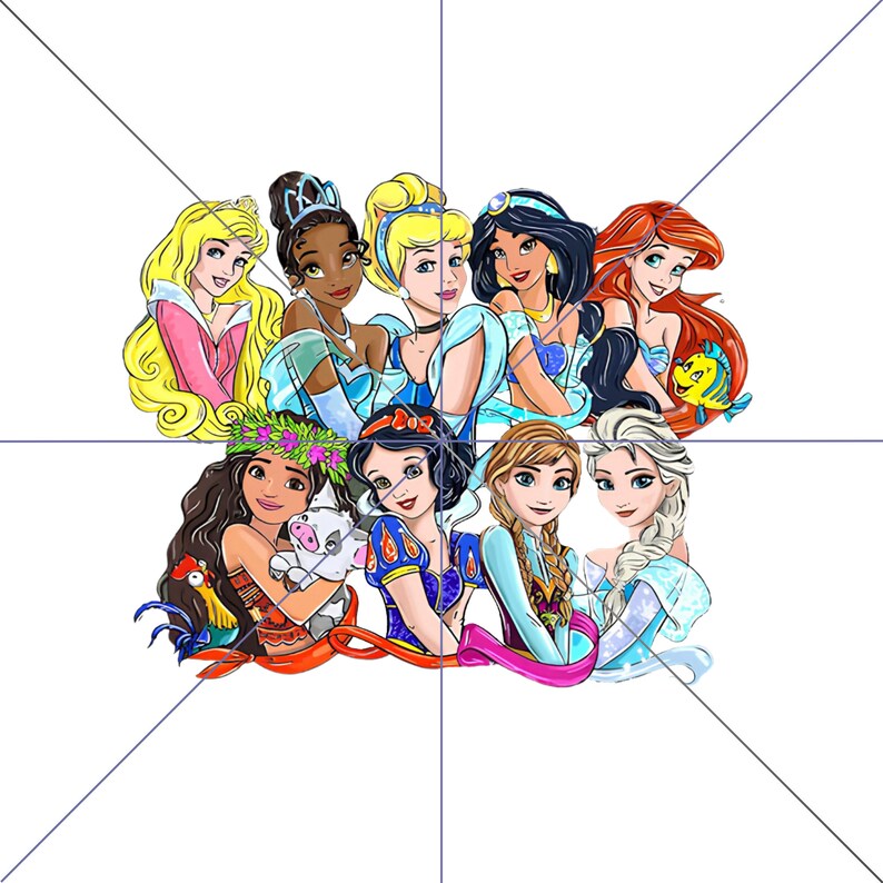 Best Friends Princess Png, Princess Squad Png, Magical Castle With ...