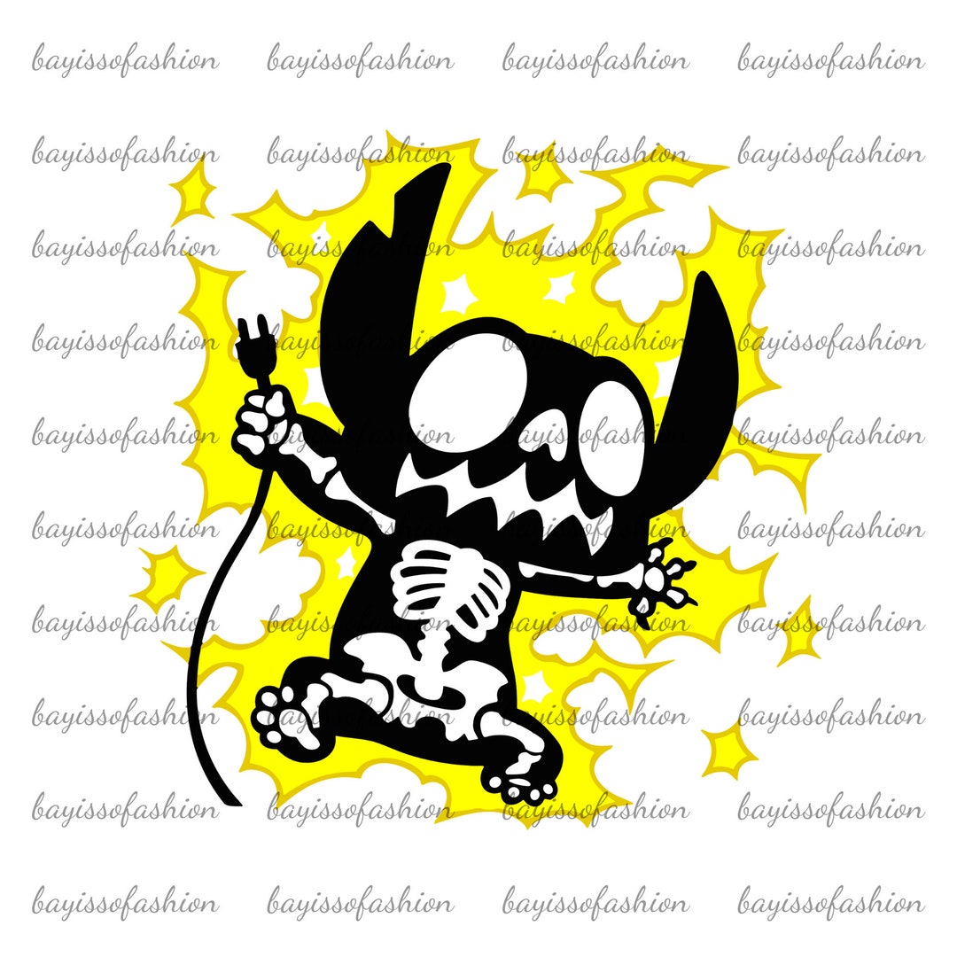 Electric Stitch, Stitch Png, Stitch Png Bundle, Cute Stitch Png, Stitch ...