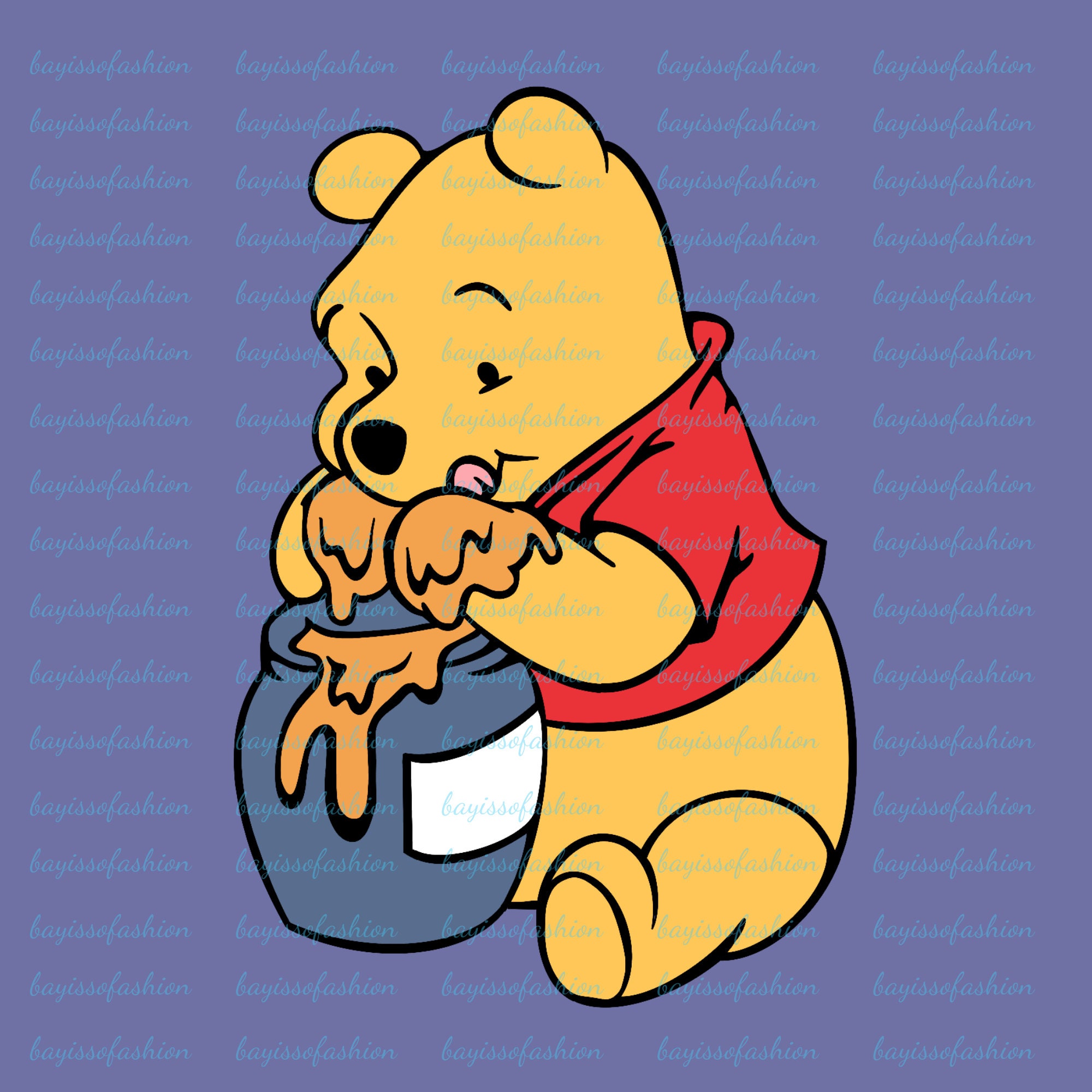 Honey Tiny Winnie the Pooh Png,winnie the Pooh Clipart,instant Digital ...