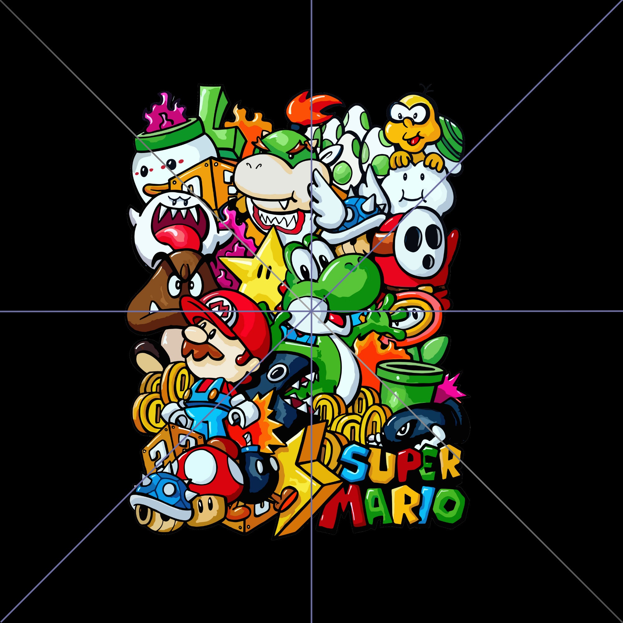 Super Mario Collage Png,super Mario Friends,super Mario Clipart ...