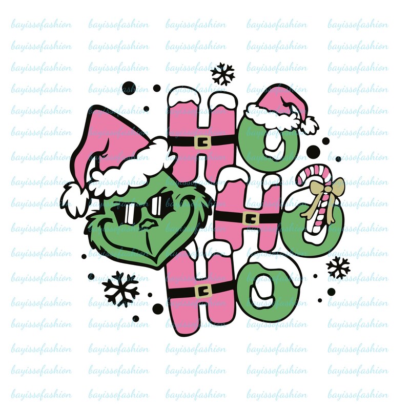 Grinch Ho Ho Ho Svg - Etsy