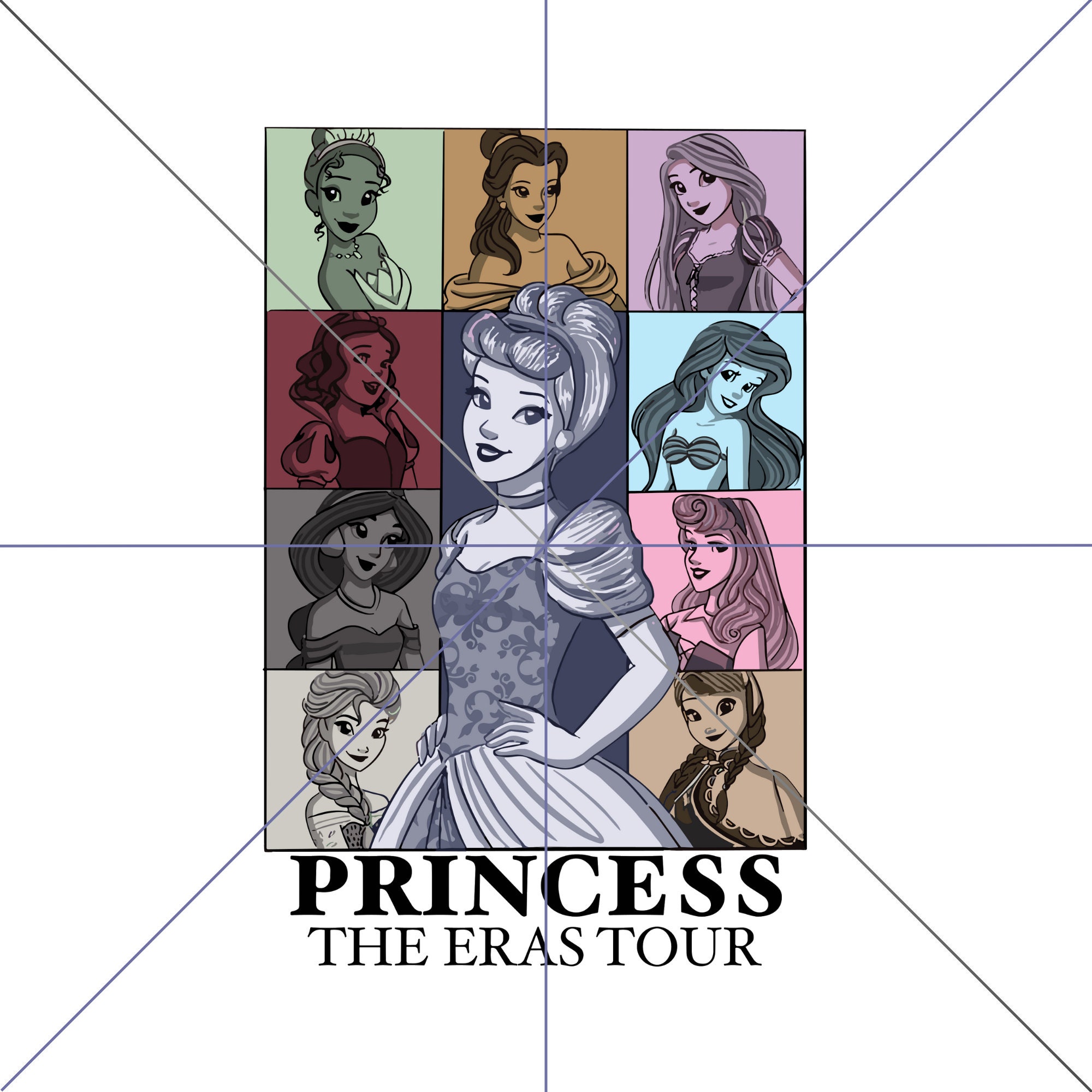 Princess Png, the Eras Tour Princess PNG, Princess Comfort Color Png ...