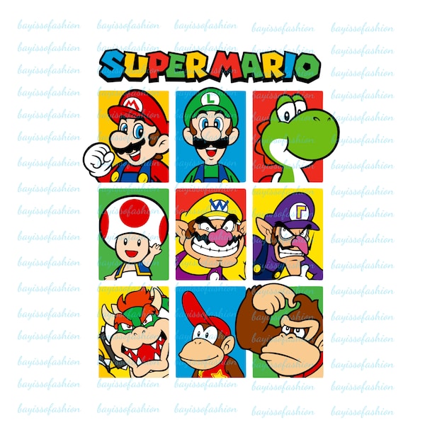 Mario Design - Etsy