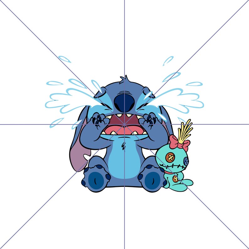 Stitch Crying Png, Stitch Png, Stitch Png Bundle, Cute Stitch Png, Png ...