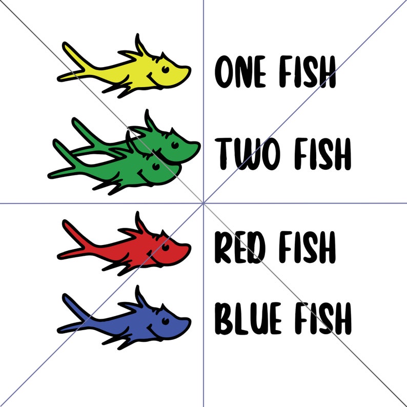 Read Across America Day Png, One Fish Two Fish, Dr.susse Png, Red Fish ...