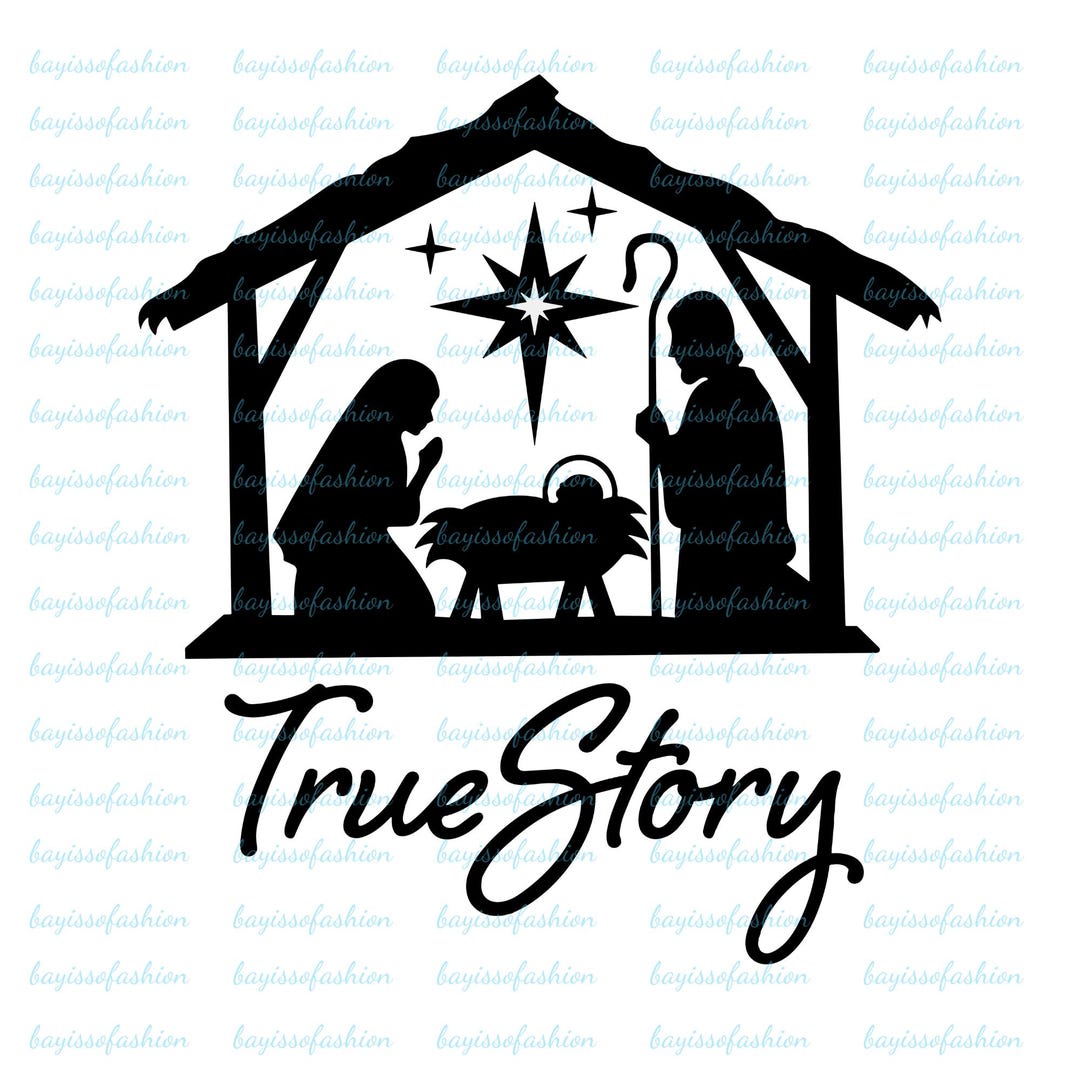 True Story PNG, Nativity Scene Png, True Story Nativity Png, Jesus ...