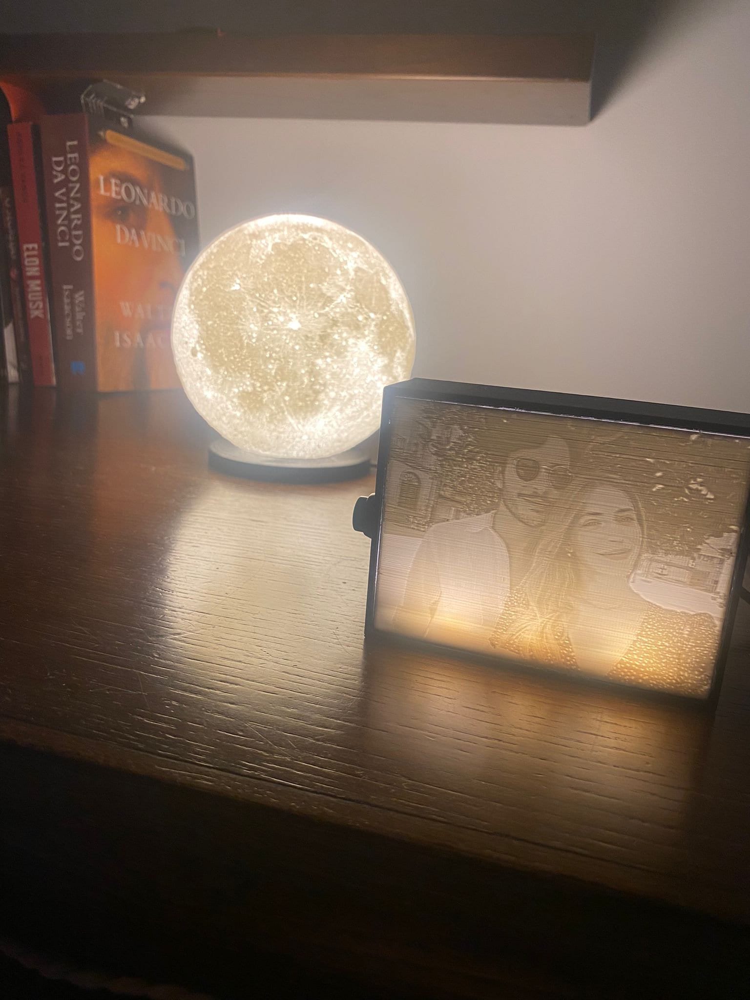Luminous Moon - Lithophane - Candeeiro Lua - Etsy